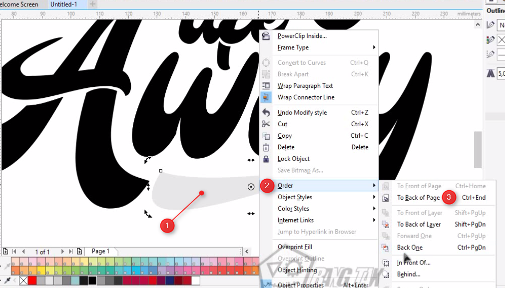 √ Cara Membuat Typography Text Di CorelDraw (Ver.1) - Bangtax
