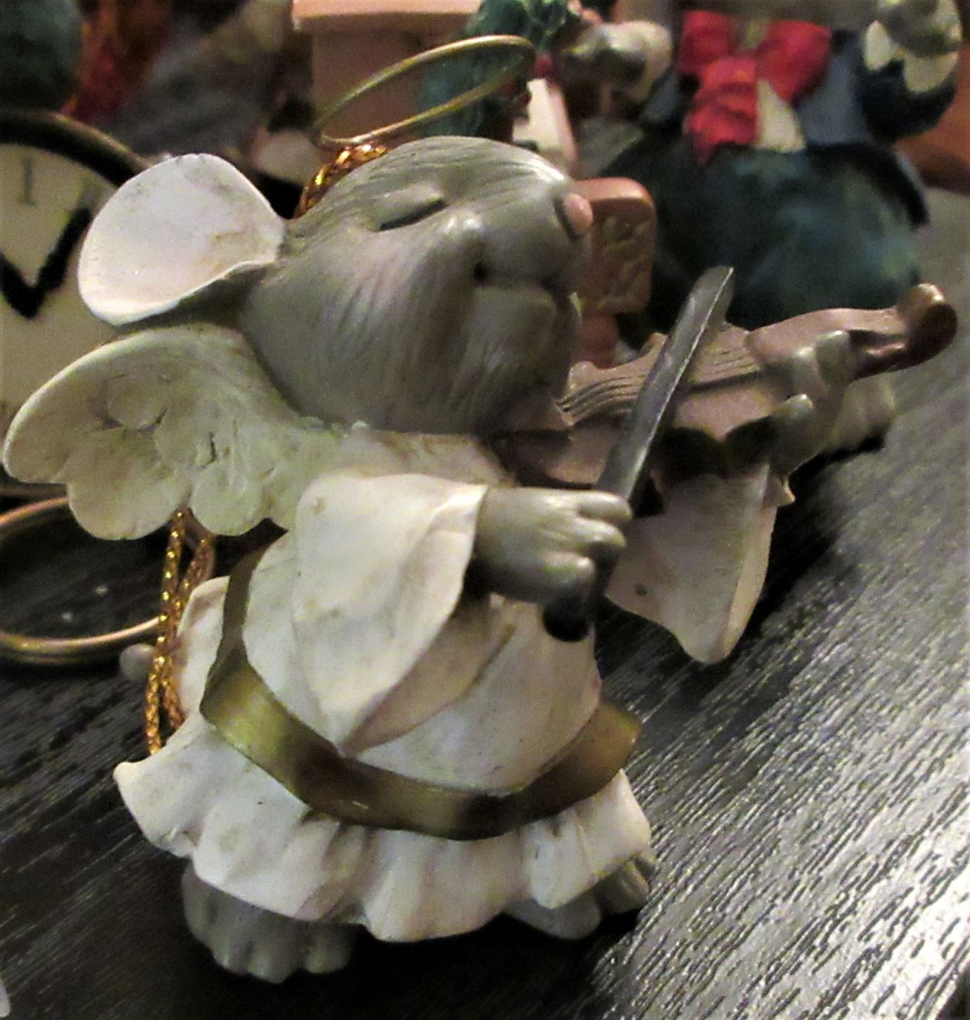 Ephemera: Brocade Boots and a Gold Skirt Flashback; Mice Decorations