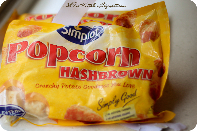AhTeeKitchen: 可爱迷你马铃薯饼。Simplot Popcorn HashBrown