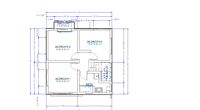 26 feet x 24 feet house plan with modern design..