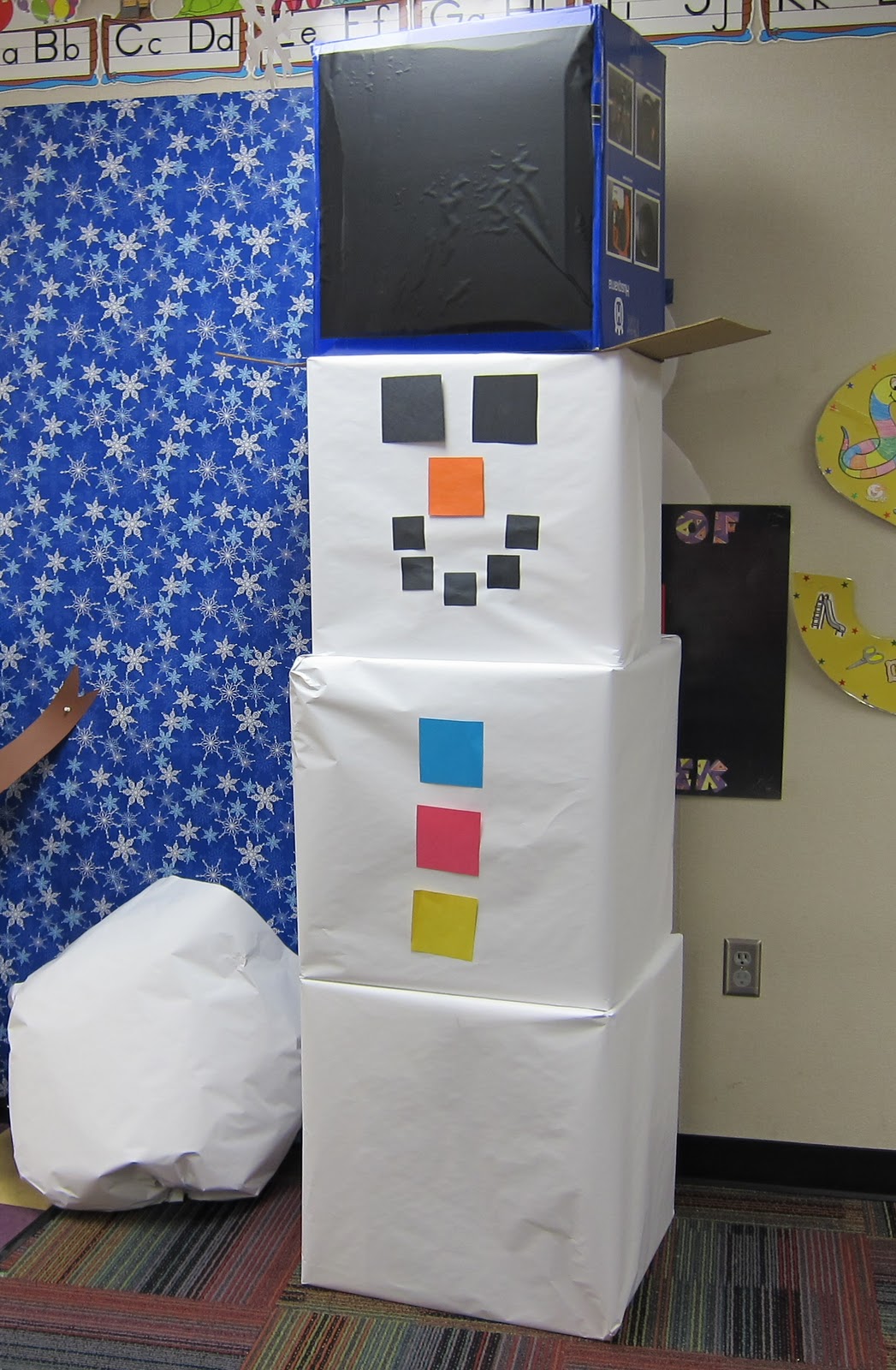 Mrs. Karen's Preschool Ideas: Sammy the SQUARE Snowman