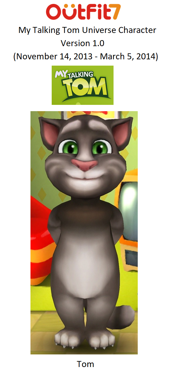 Outfit7 Limited: Timeline of My Talking Tom Universe Characters