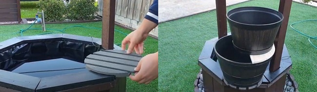 DIY Pond Filter And Cascading Buckets Waterfall