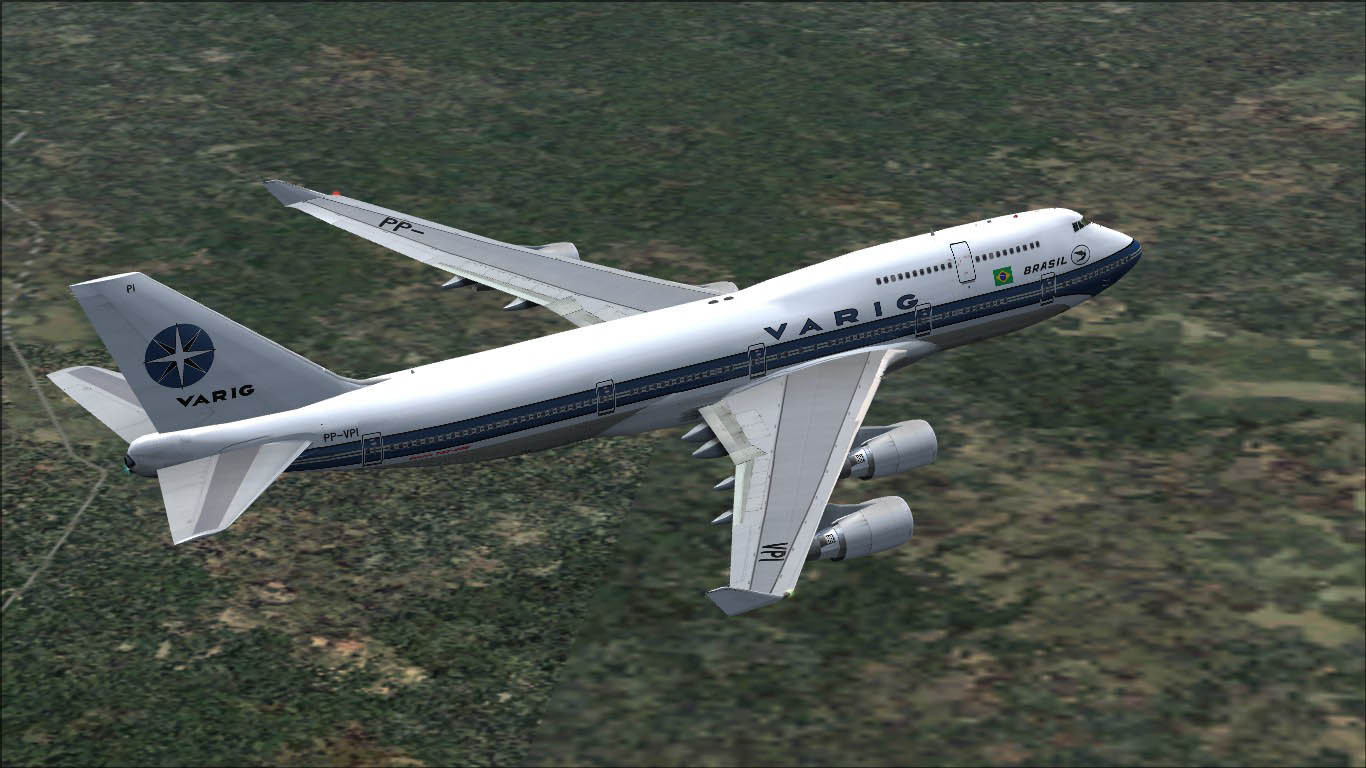 Texturas Brasileiras: Varig PP-VPI Boeing 747-400