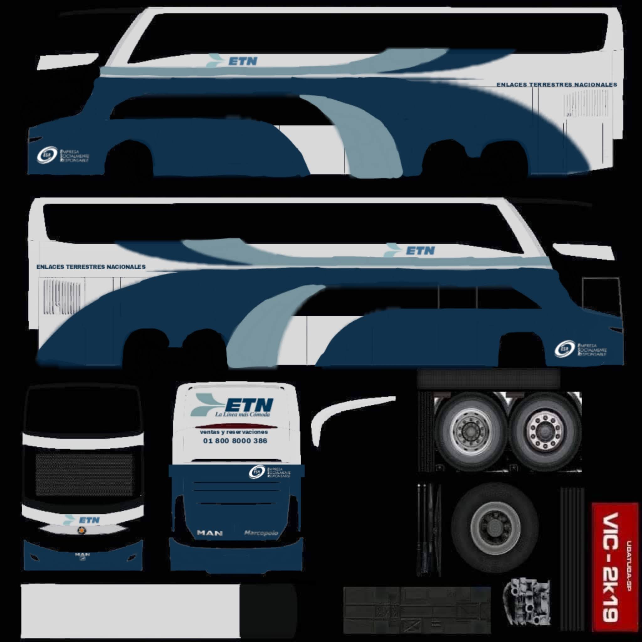 Skins para el marcopolo paradiso 1800 G7