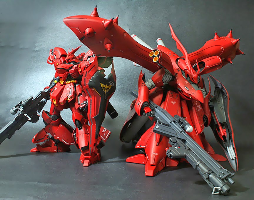 GUNDAM GUY: RE/100 Nightingale - Painted Build