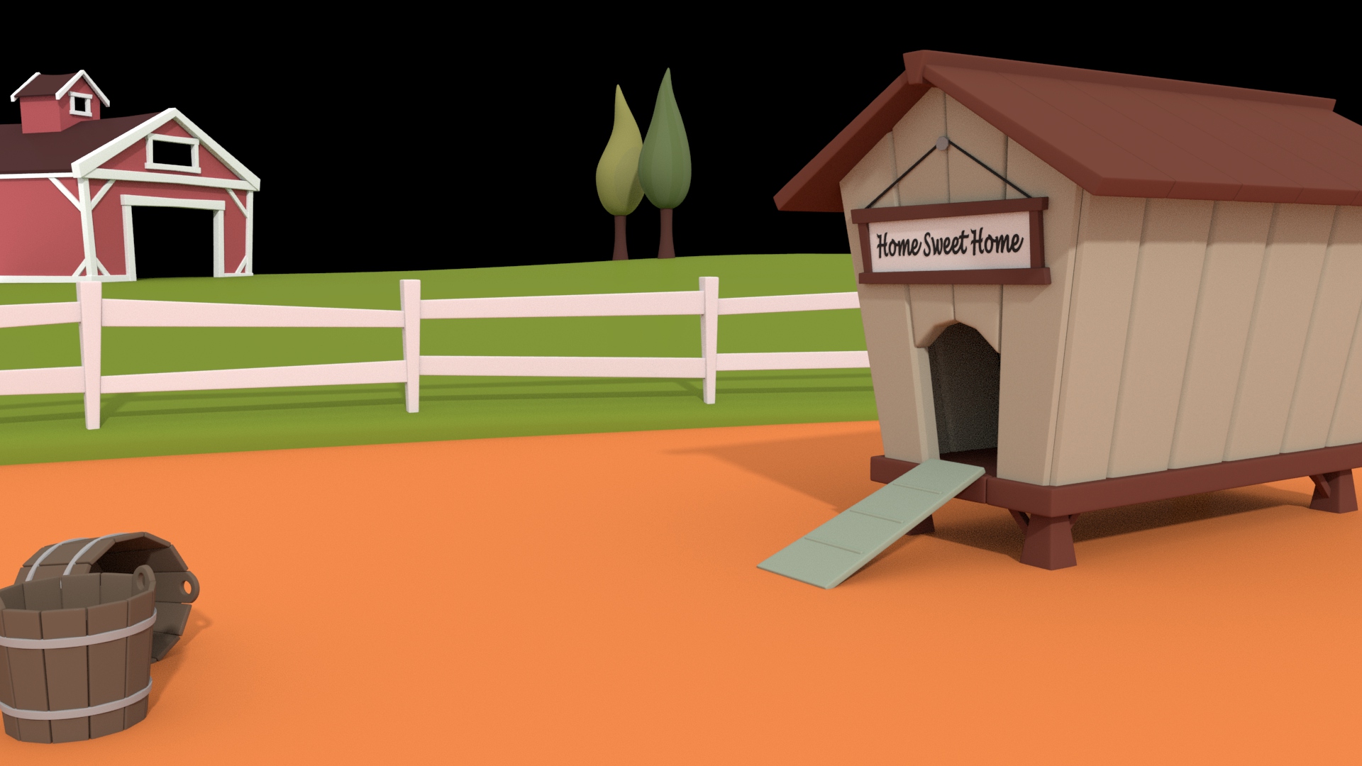 Chicken Coop Renders
