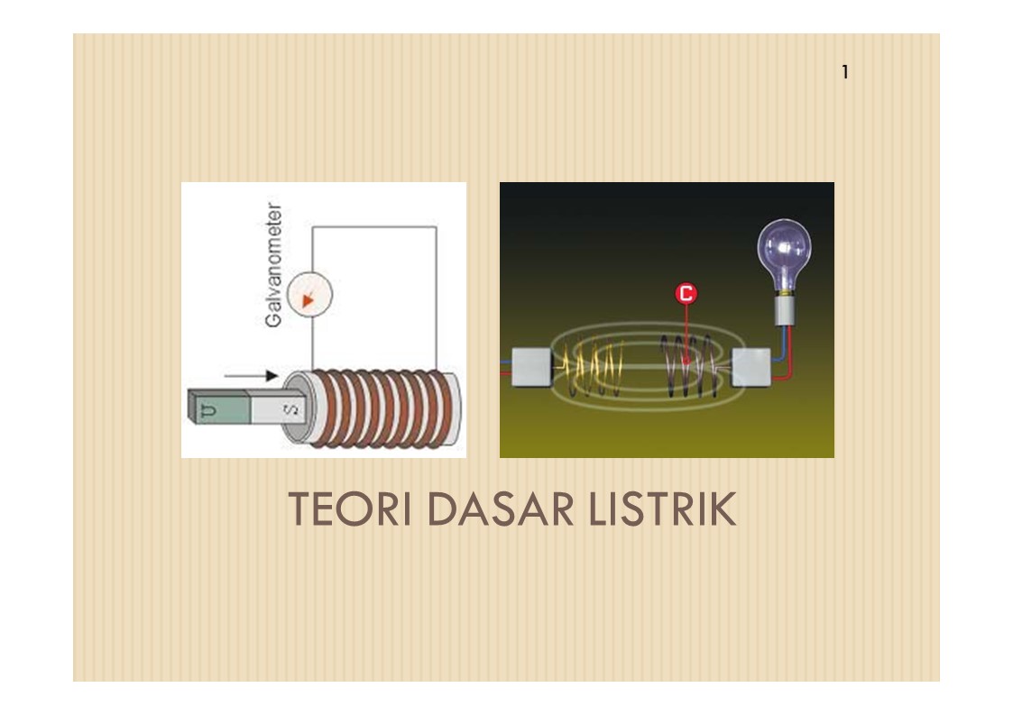 BELAJAR TEORI DASAR LISTRIK