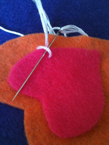 Coconut Love: DIY Puffy Felt Magnets (and Blanket Stitch Tutorial)