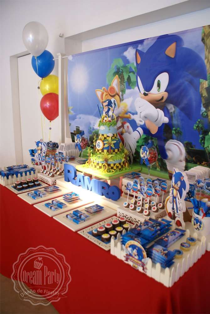 Party Ideas : Ideas Temáticas Sonic - Sonic Party Ideas