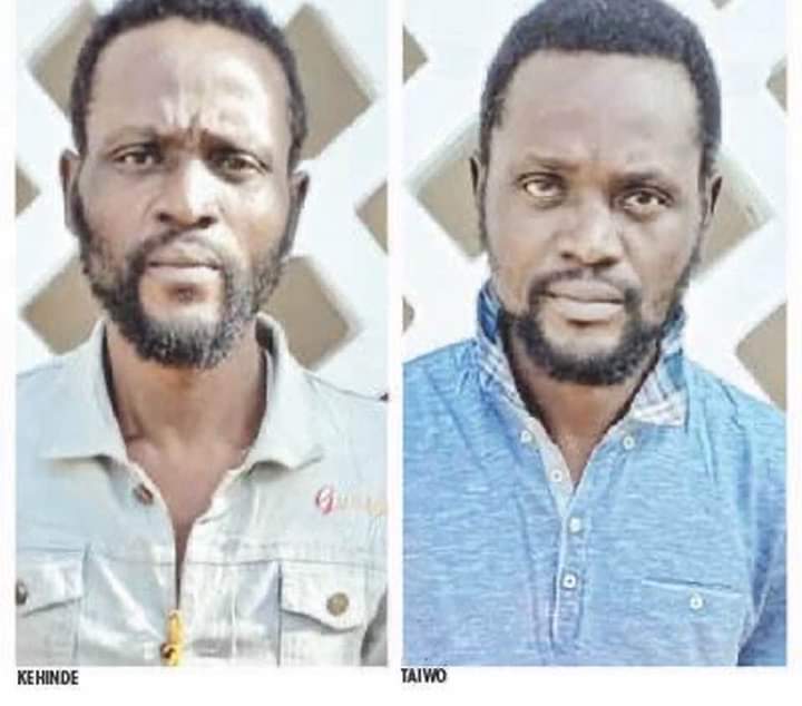 Identical Twins Arrested For Armed Robbery In Lagos