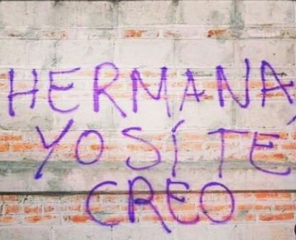 PENSAR EN EL MARGEN: HERMANA, YO SÍ TE CREO