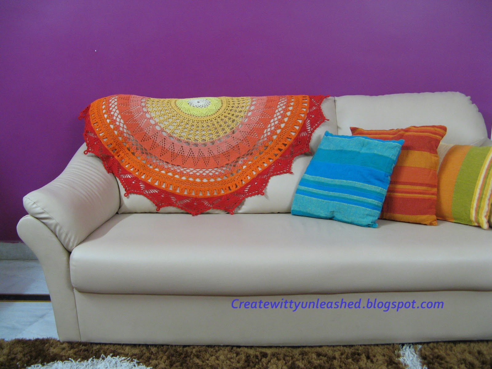 Creat - E - witty Unleashed: My biggest doily ever :))))