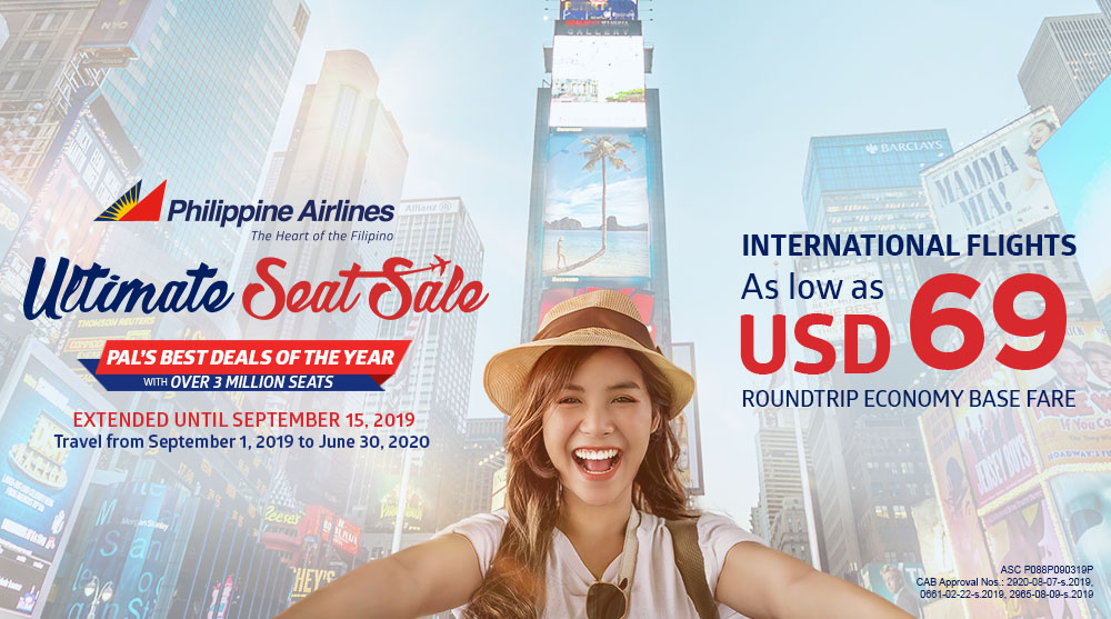 Manila Shopper: PAL Ultimate Seat SALE: Sept 2019