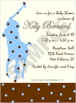 Solutions...Event Design by Kelly: Polo Theme Baby Shower Invitation ...