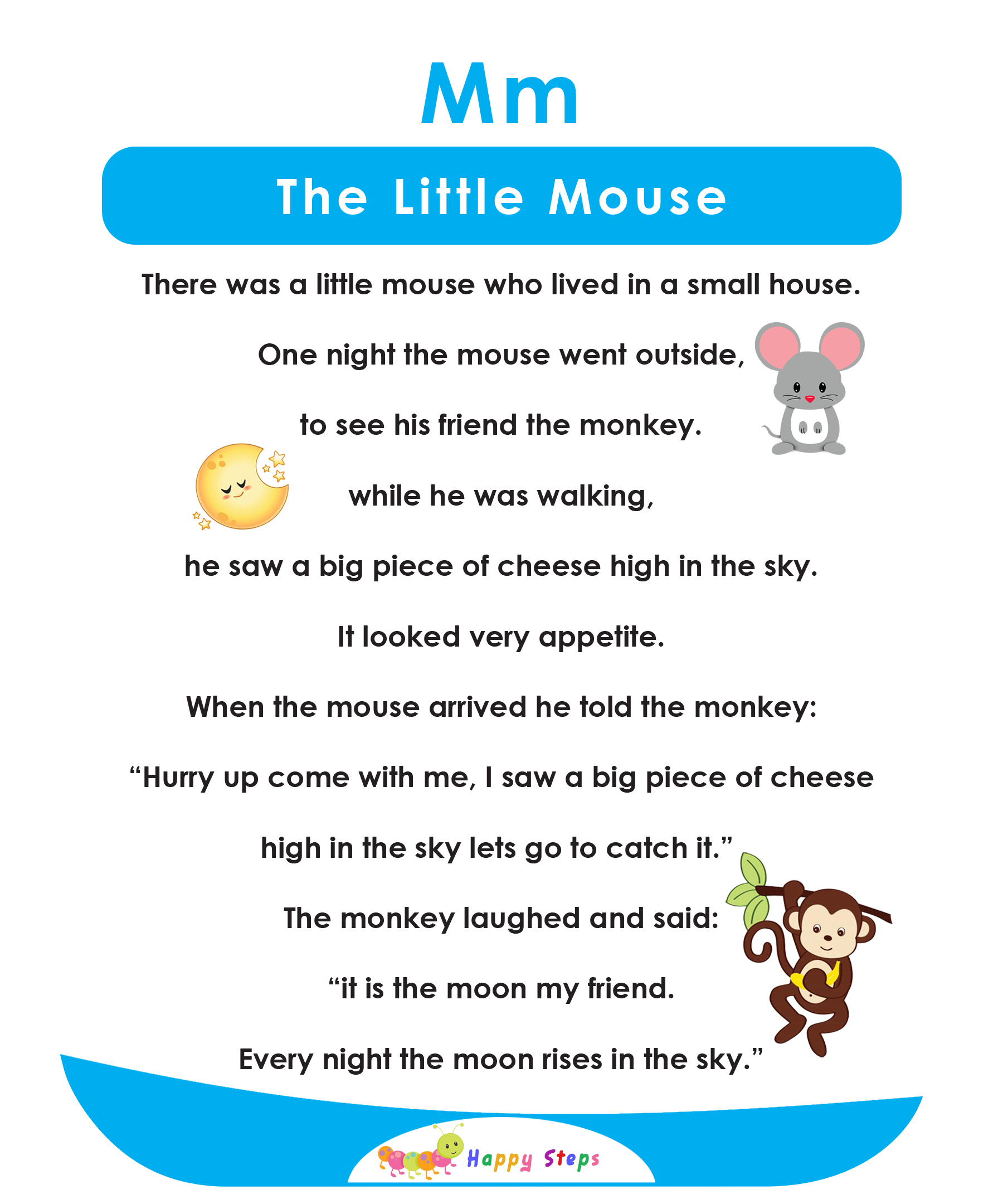 The Little Mouse - Letter M - Alphabet Stories