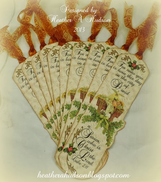 Heather A Hudson: Baby Jesus Advent by Candle light Bookmarks