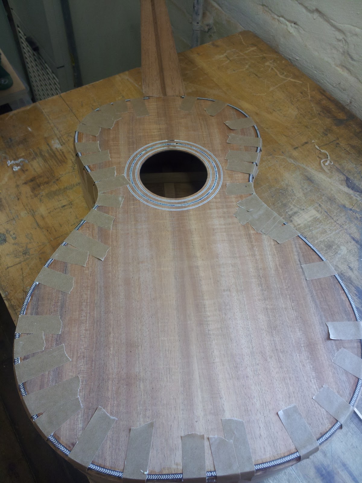 Building a Koa Parlor Guitar: Binding the Guitar