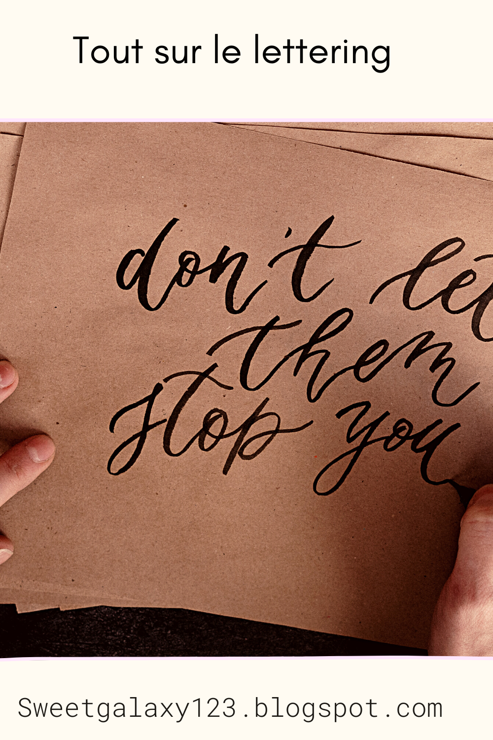 Tout savoir sur le lettering