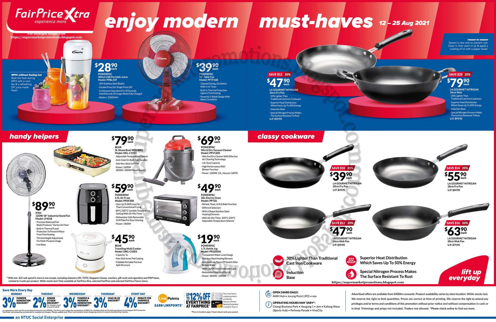 NTUC FairPrice Xtra Small Appliances & Cookware Promotion 12 - 25 ...