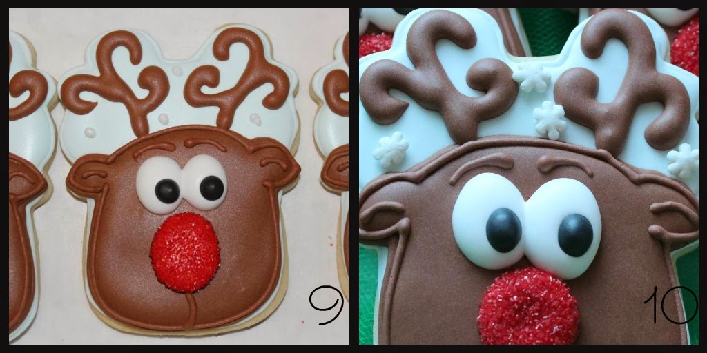 Baking in Heels: Decorated Rudolph Cookies