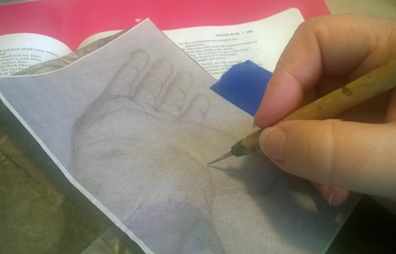 Upheld By His Righteous Right Hand ~ Bible Art Journaling Challenge ...