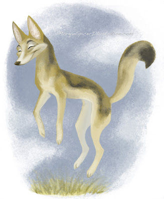 Morgan Spicer Illustration: J is for Jovial Jumping Jackal!!