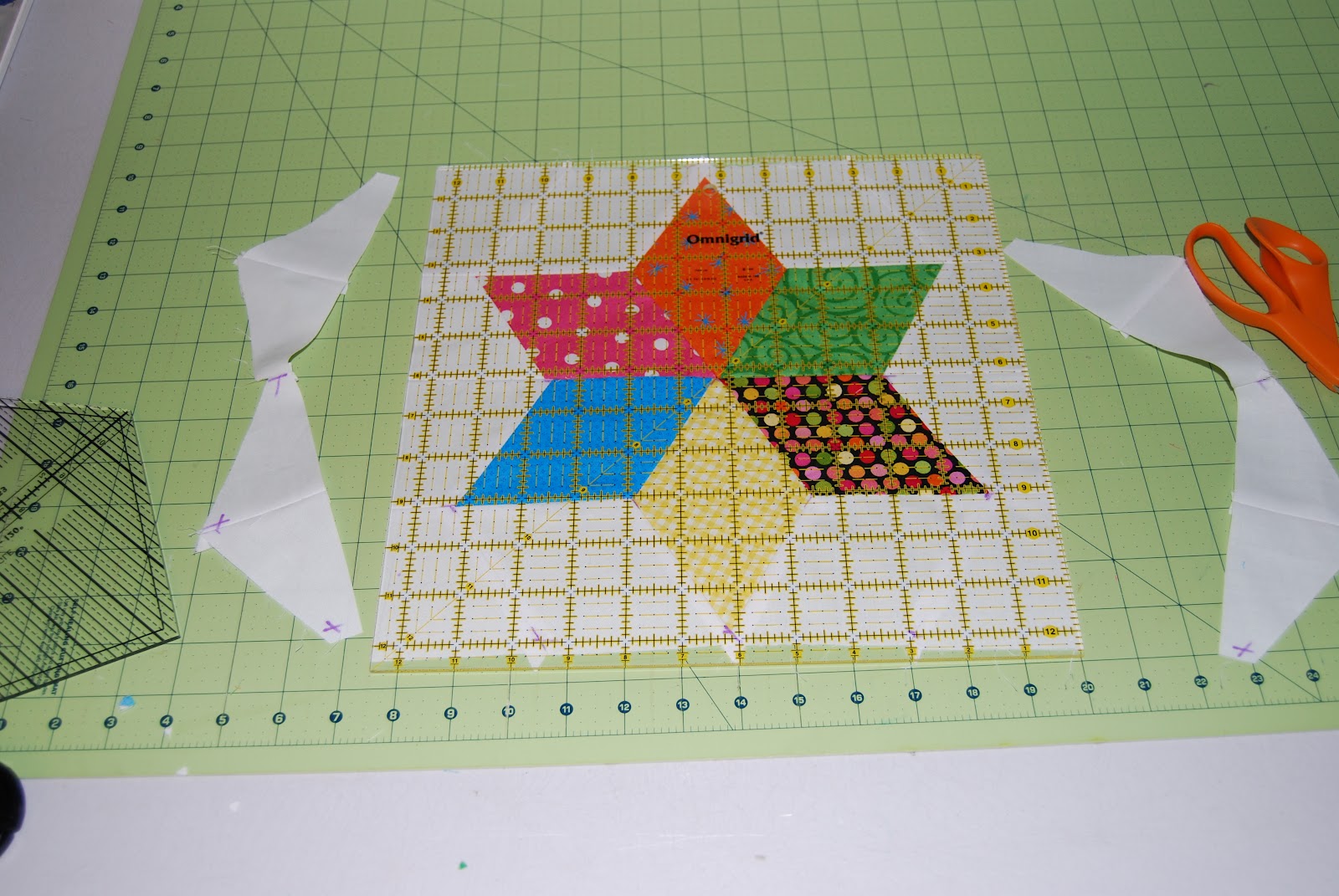 Linz Sews: Six Point Diamond Star Tutorial