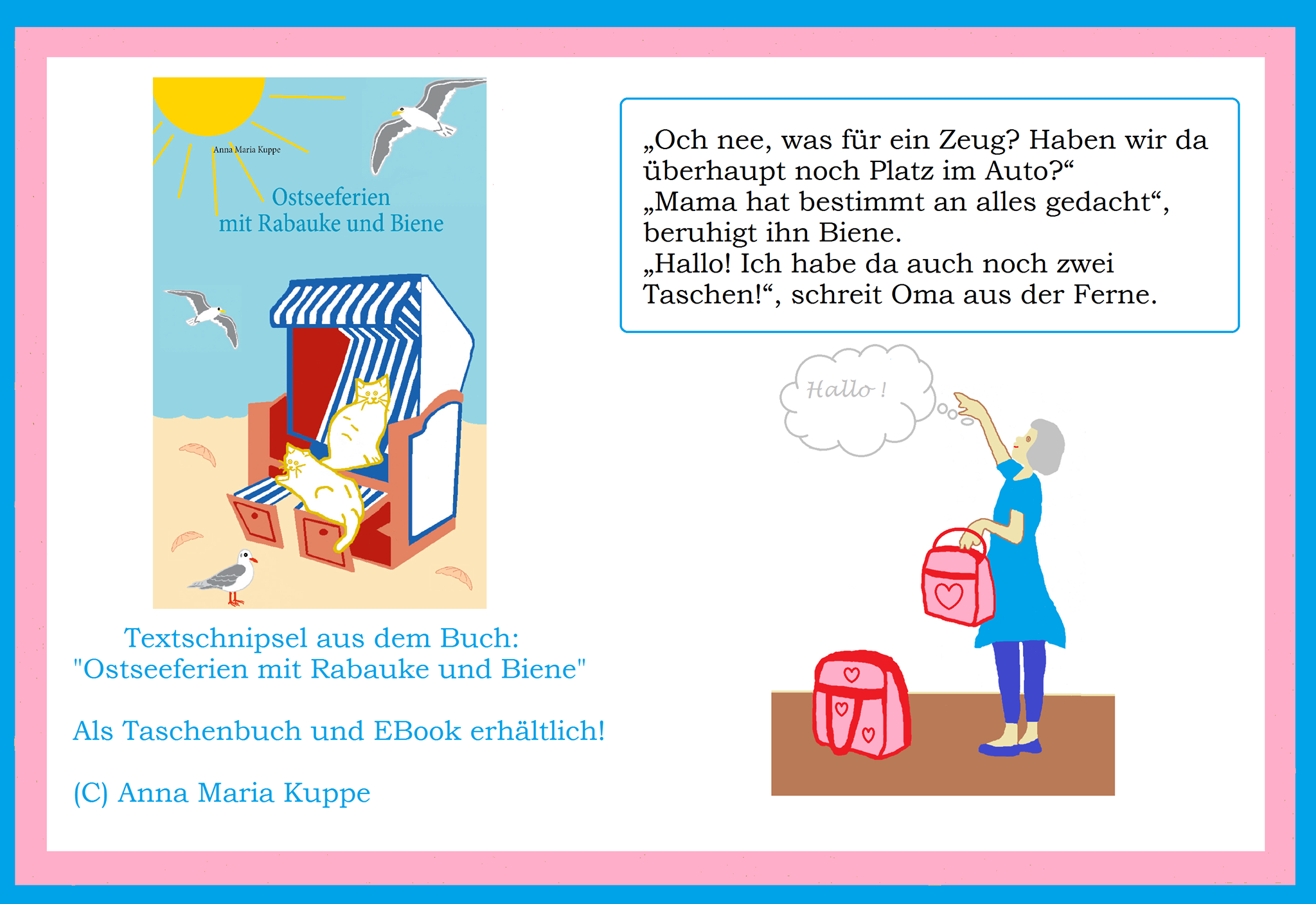 Leseproben für kleine Schmökerratten: „Ostseeferien mit Rabauke und ...