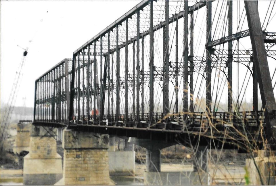 Industrial History: 1887-2001 Chouteau Bridge In Kansas City, MO