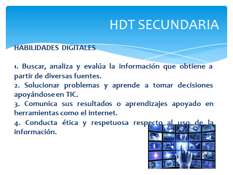 HDT SECUNDARIA: SESION 7 MODULOS 7 Y 8 INTEL HDT