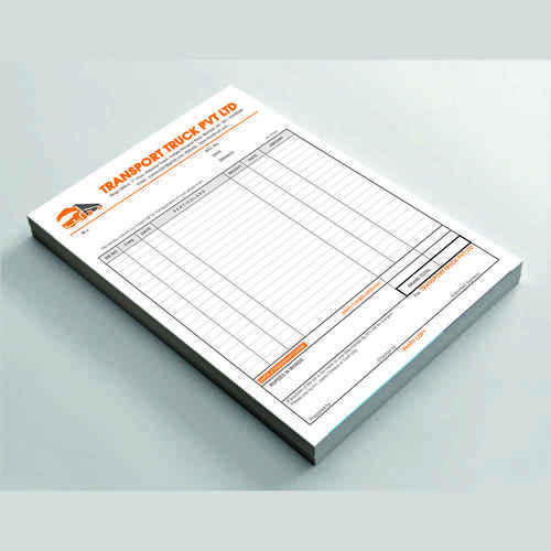 Lorry Receipt - Invoice Template
