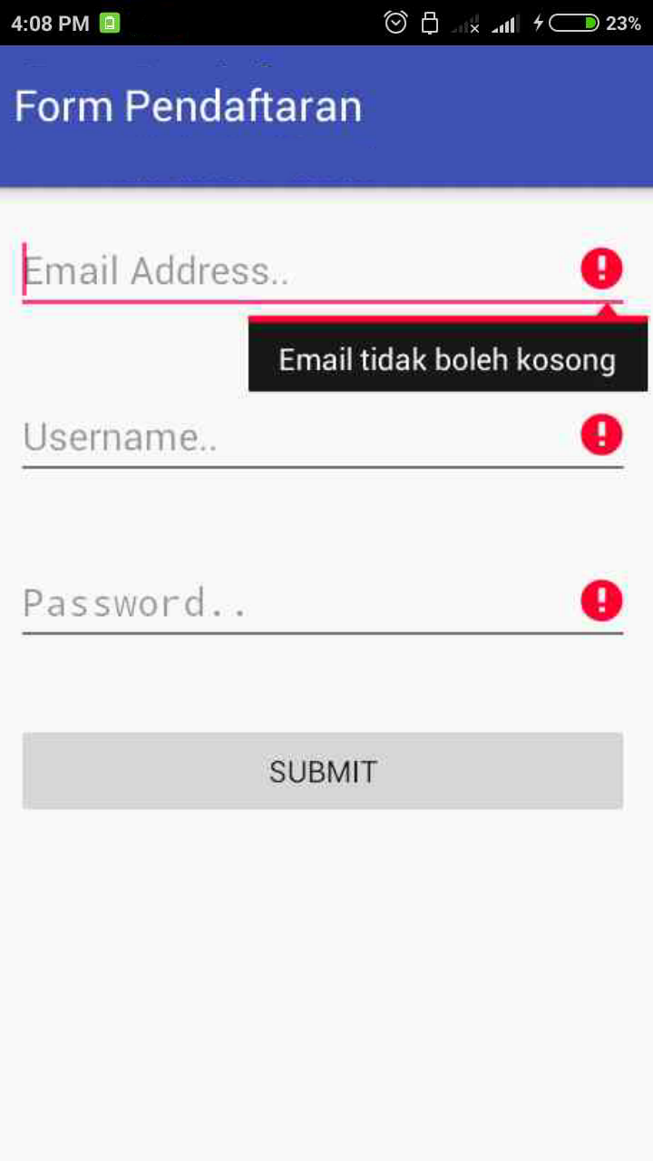 Cara Membuat Aplikasi Android Form Input Data Sederhana