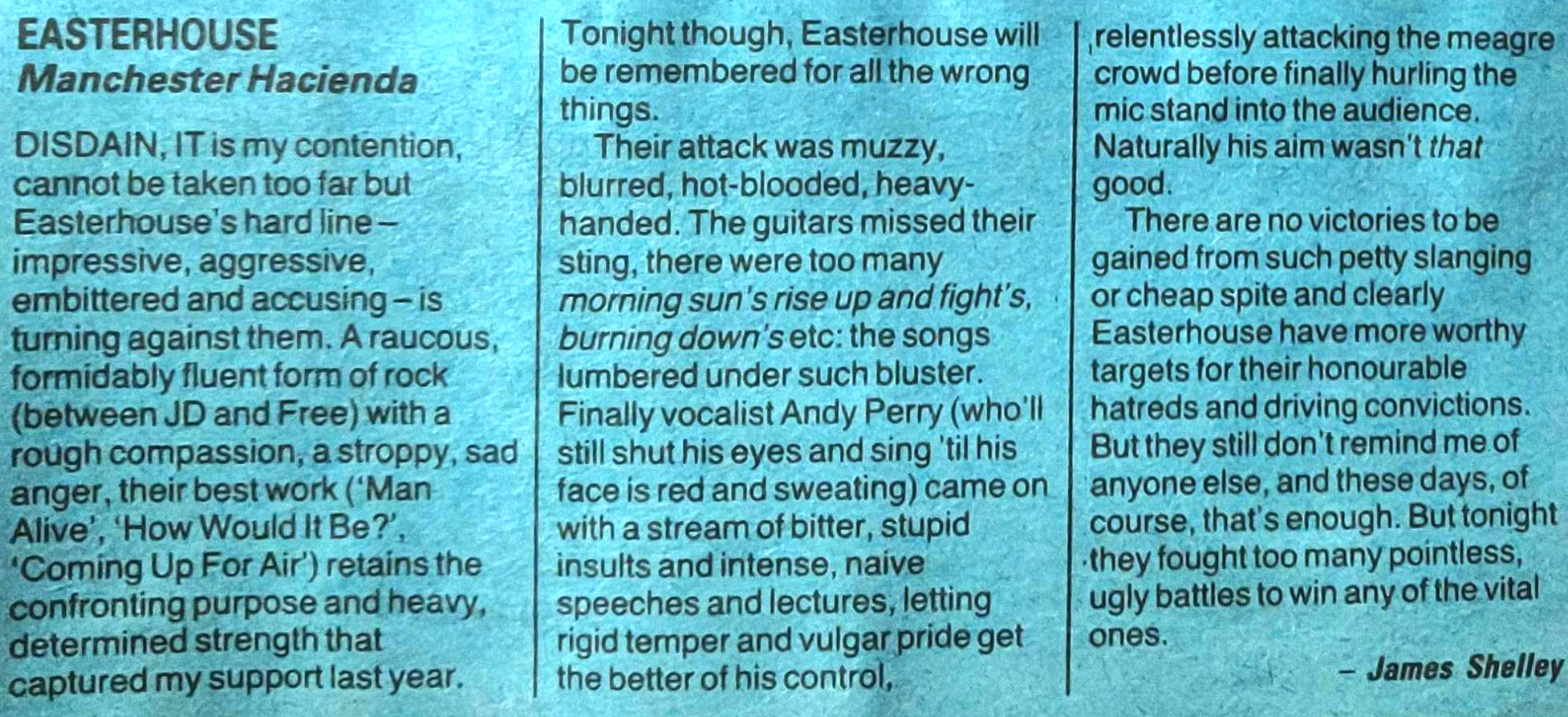 Easterhouse Hacienda