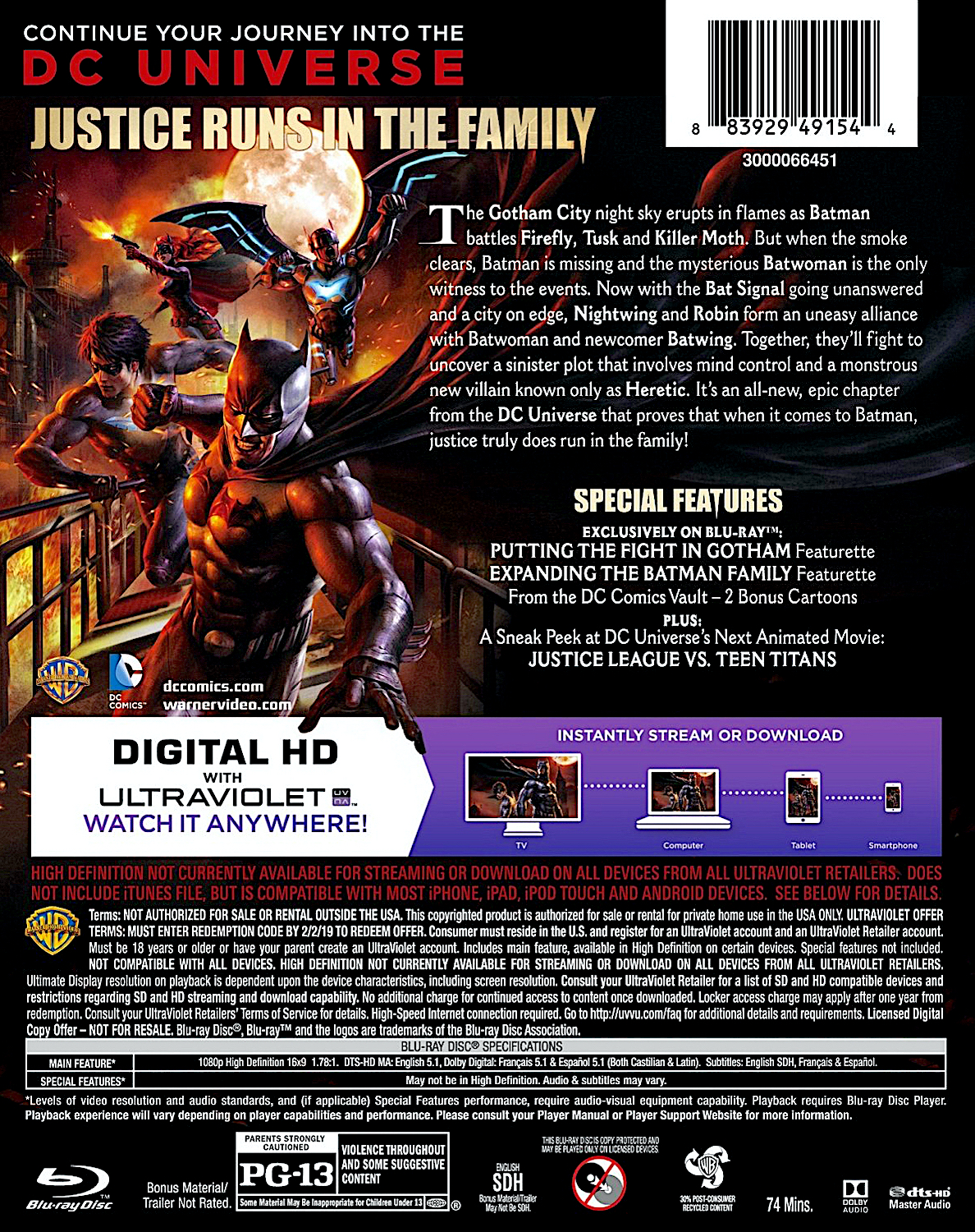 blu-ray and dvd covers: MARVEL / DC CINEMATIC UNIVERSE BLU-RAYS