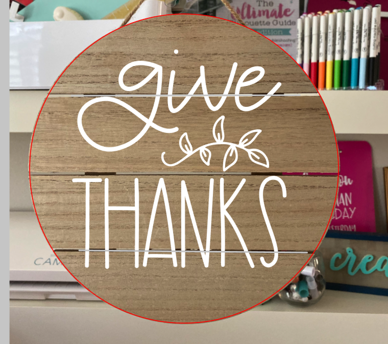 How to Design for Wood Signs with Slats in Silhouette Studio ...