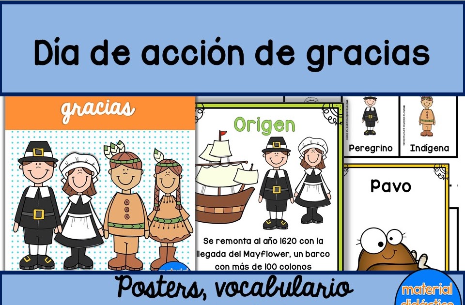 Día de acción de gracias, tiempo de celebración. - Material Didactico ...
