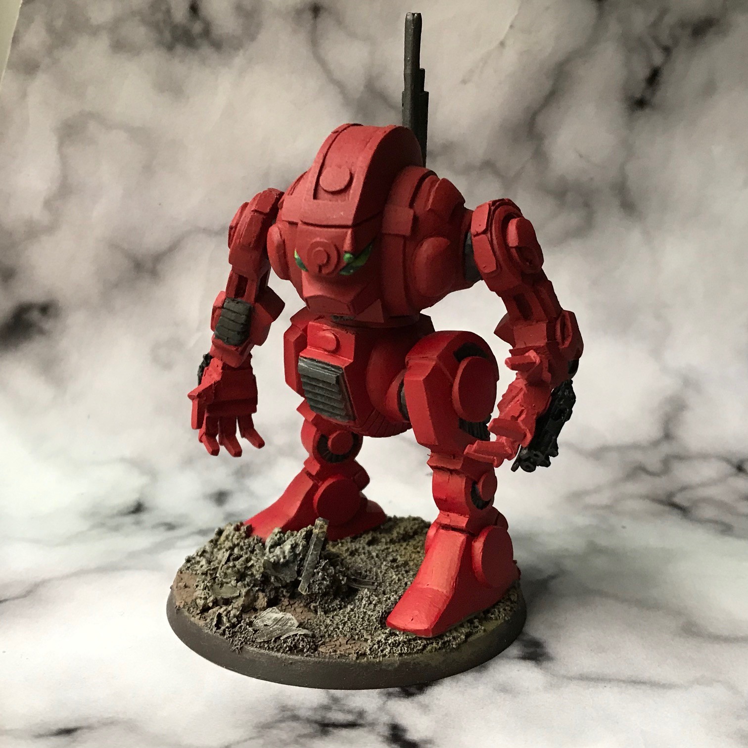 Death of a Rubricist: + inload: Blood Angels retrohammer Dreadnought