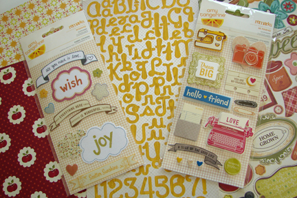 BlueMoon Scrapbooking: Crate Paper Random and Farmhouse Collections.