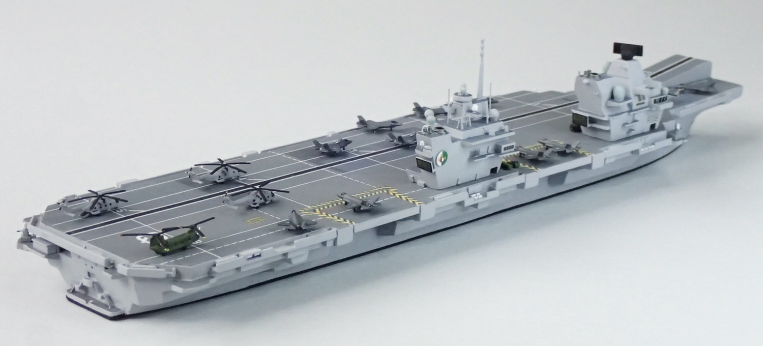 1/1250 HMS Queen Elizabeth - Aircraft Carrier - Ready for Inspection ...