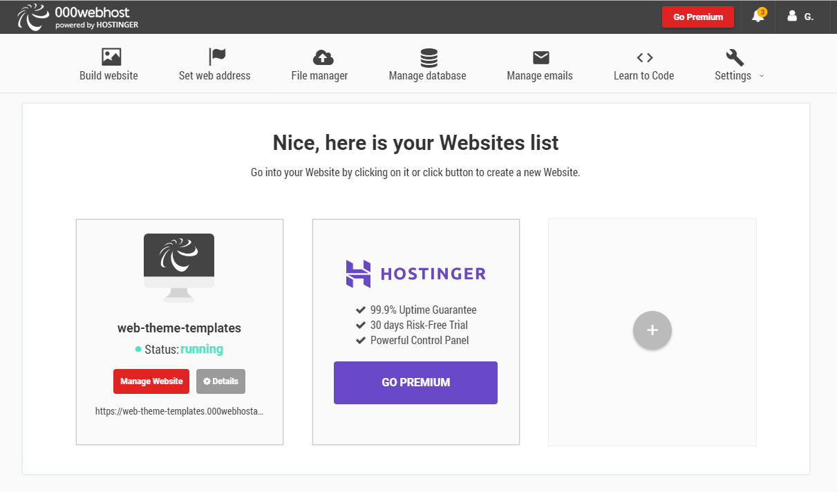 How to try out free hosting with 000webhost