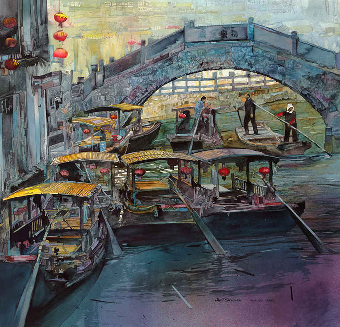 John Salminen, 1945 | Abstract Cityscape painter | Tutt'Art@ | Pittura ...