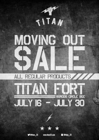 Manila Shopper: Titan BGC Clearance/Moving Out SALE: July 2013