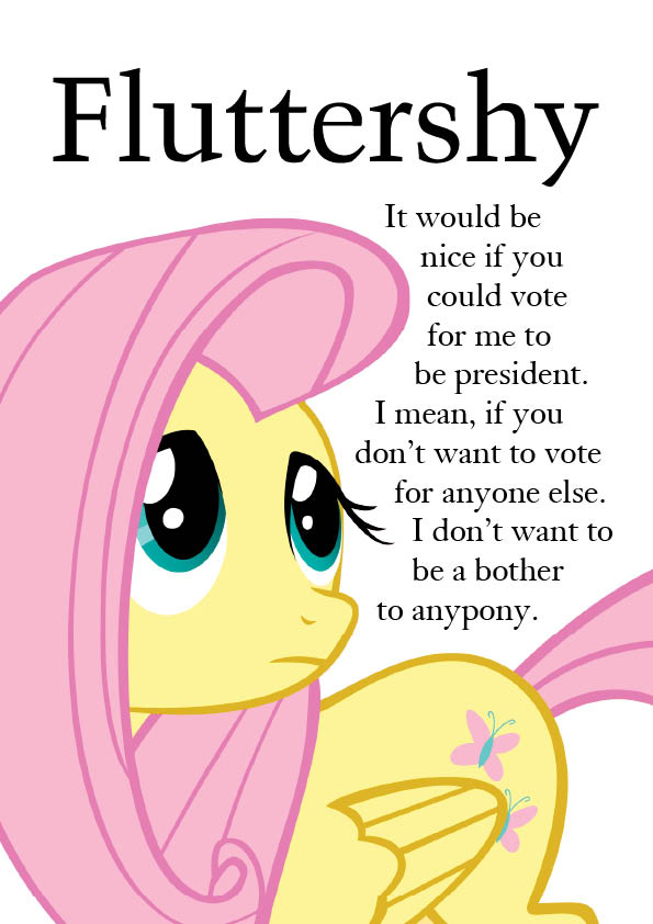 Equestria Daily - MLP Stuff!: Discussion: Pony Presidential Elections!