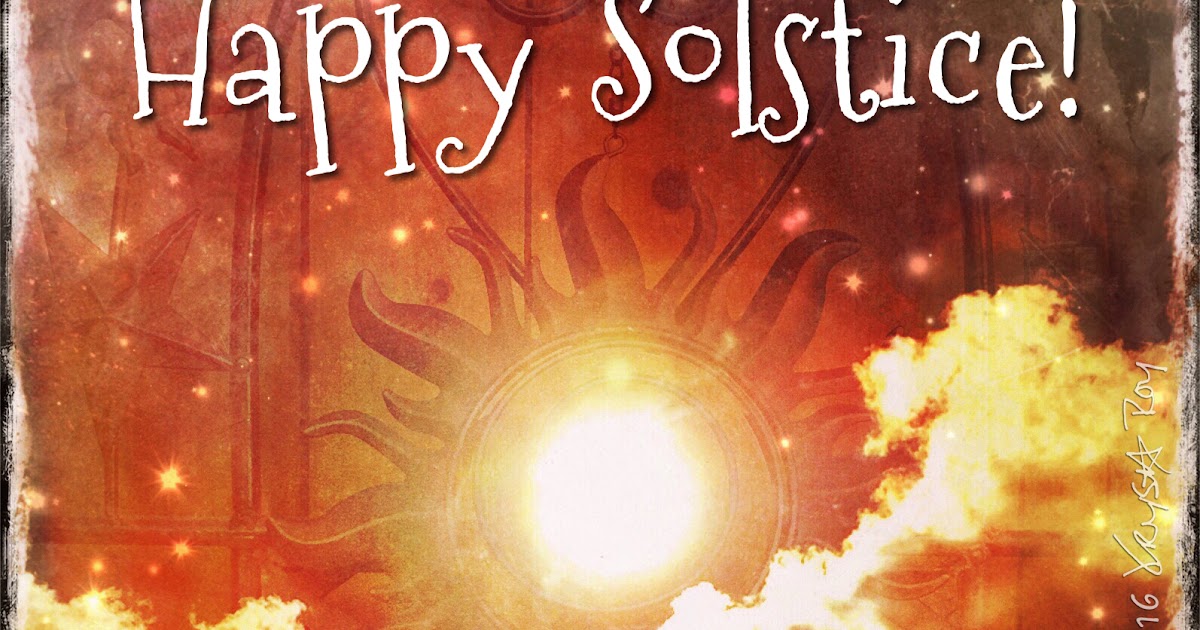 Inspirations: Digital Art + Mixed Media: Happy Solstice!