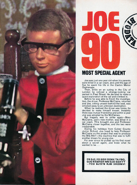BLIMEY! The Blog of British Comics: 50 Year Flashback: JOE 90 DOSSIER ...