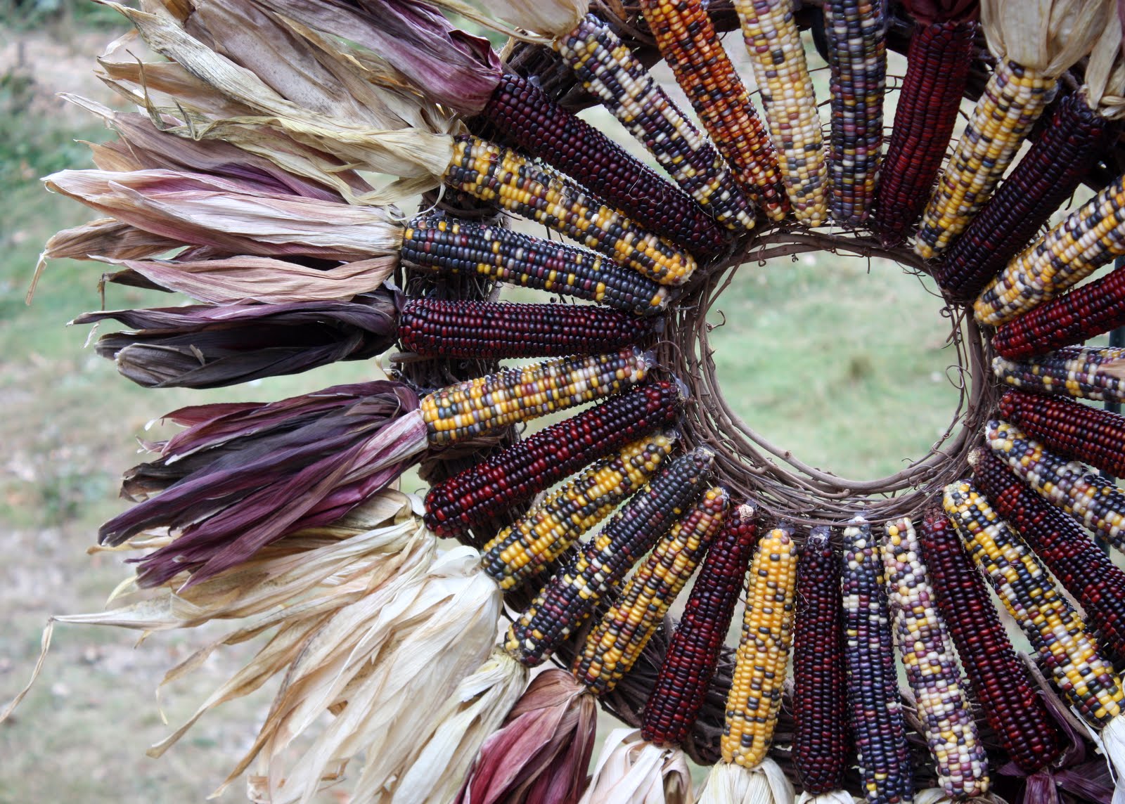 lil fish studios: flint corn wreath