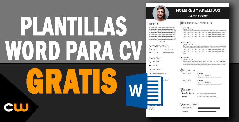 Curriculum Word - Plantillas editables en word gratis: Modelo de ...