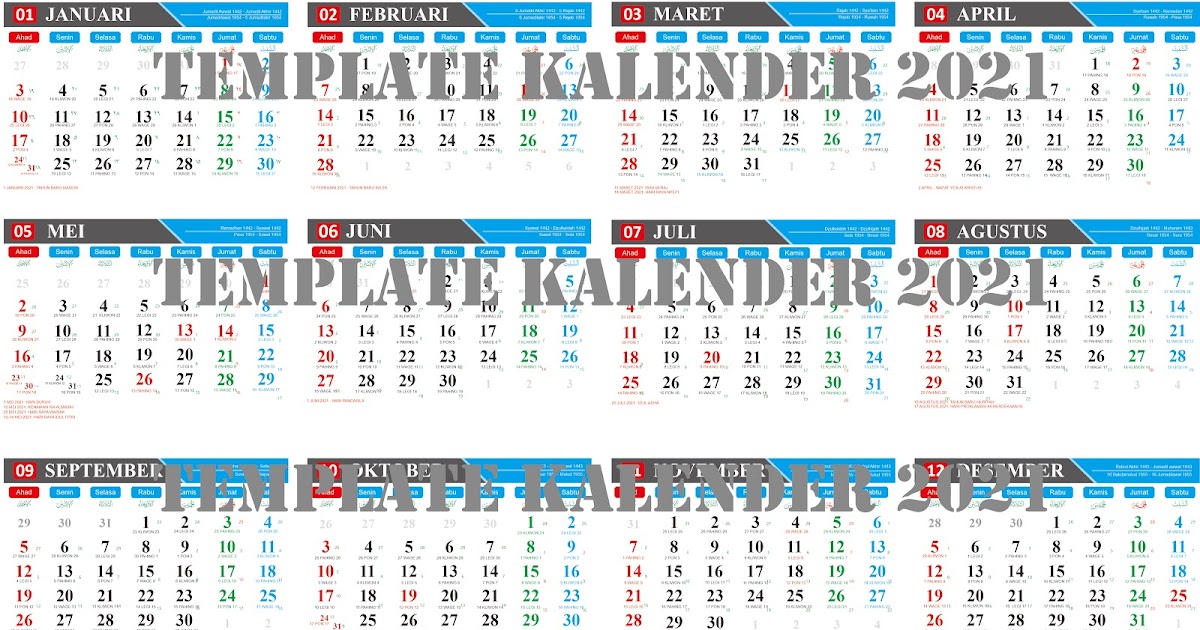 27+ Desain Kalender Cdr 2021 Background