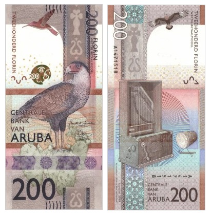 AFNB - Boletim Virtual: Aruba - Cédula de 200 Florins